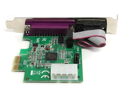 Startech S P Native Pci Express Parallel Serial Combo Card With Uart Server Case