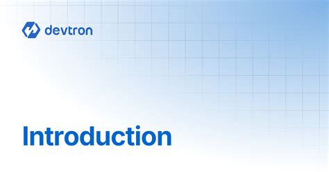 Introduction Devtron