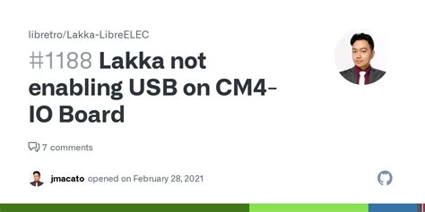Lakka Not Enabling USB On CM IO Board Issue Libretro Lakka LibreELEC GitHub