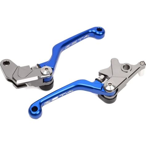 Zeta Cp Pivot Brake And Clutch Lever Set Blue 3 Finger Ze44 7012