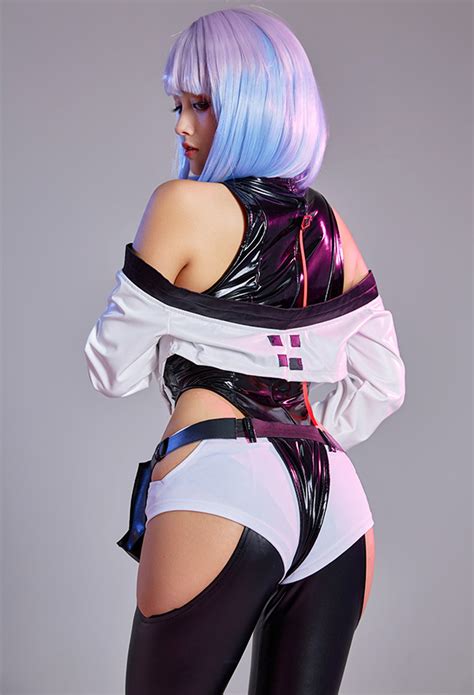 Lucy Cosplay Costume Halloween Cosplay Costume Patent Leather