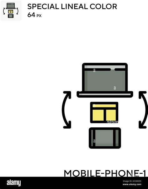 Mobile Phone 1 Special Lineal Color Icon Illustration Symbol Design Template For Web Mobile Ui