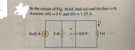 Solved In The Circuit Of Fig Find V T And I T For Chegg
