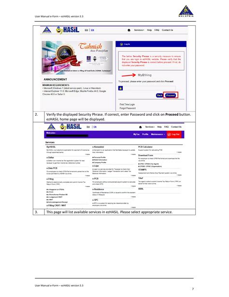 Lhdn User Manual For E Form Pdf