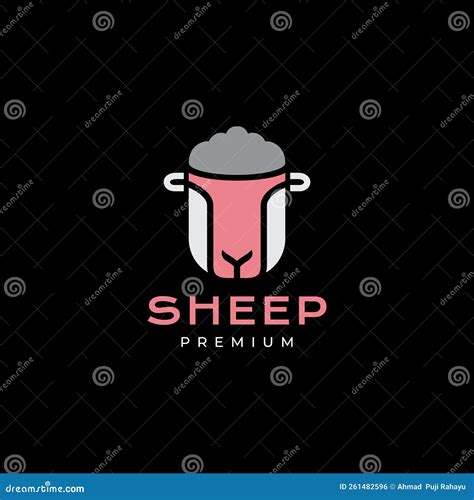 Head Sheep Logo Design Vector Creative Sheep Logo Concepts Template