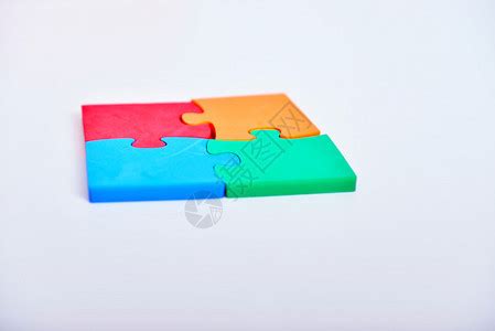 一群聚集于拼图的高清图片下载 正版图片 摄图网