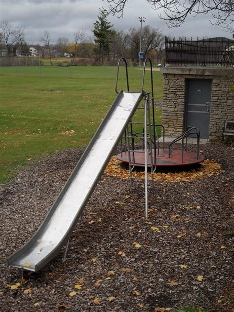Old School Playground Slides