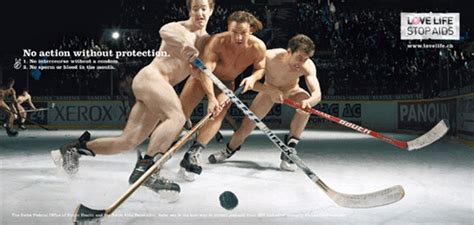 Naked Hockey Players Against Aids Matthew S Island