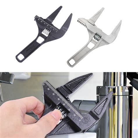 조정 가능한 렌치 범용 다기능 대형 오픈 스패너 너트 싱크 욕실 물 파이프 나사에 대한 손 수리 도구비틀다 Aliexpress