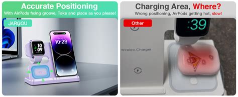 Jargou 3 In 1 Charging Station For Apple Wireless Charger