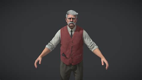 ⭐ Rip Blazkowicz Wolf New Colossus Download Free 3d Model By Nazar