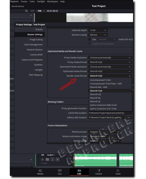 3 Best DaVinci Resolve Render Cache Settings 2024
