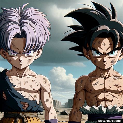 Trunks And Goten Post Fight By Overdark9000 On Deviantart