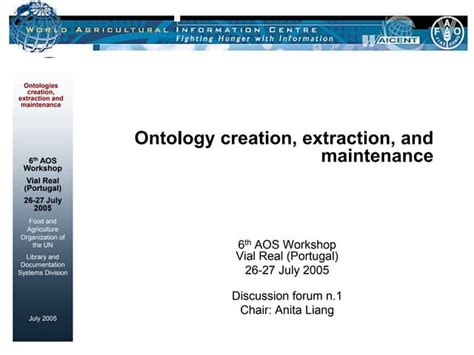 Ontology Creation Extraction And Maintenance Ppt