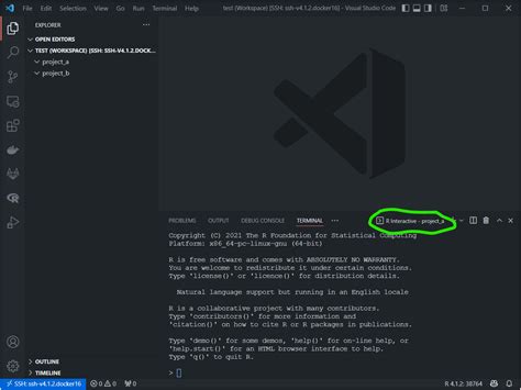 prompt which working directory when in multiple projects workspace