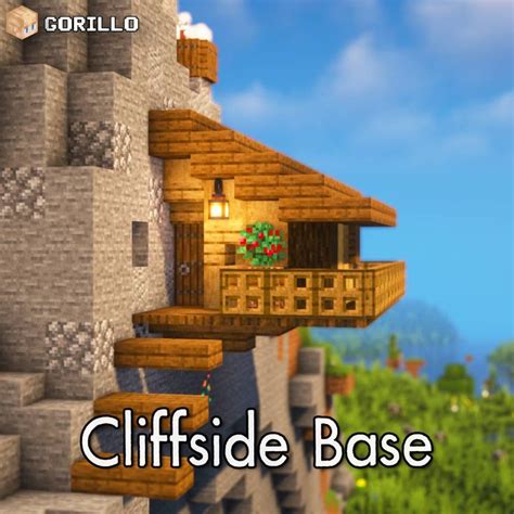 Vip Cliffside Base Gorillo In 2025 Minecraft Houses Minecraft