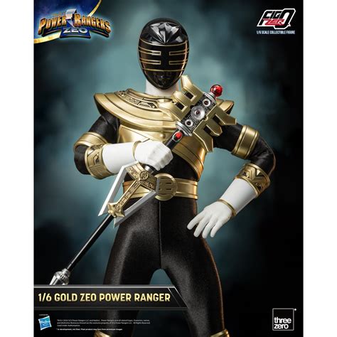 Power Rangers Zeo Gold Zeo Ranger Figzero 1 6 Scale Action Figure