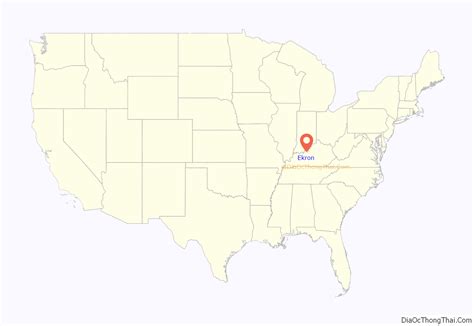 Map Of Ekron City Thong Thai Real