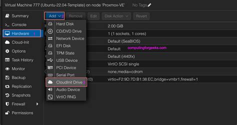 Creating Ubuntu And Debian Os Template On Proxmox Ve Computingforgeeks