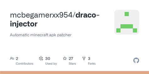 Github Mcbegamerxx954draco Injector Automatic Minecraft Apk Patcher
