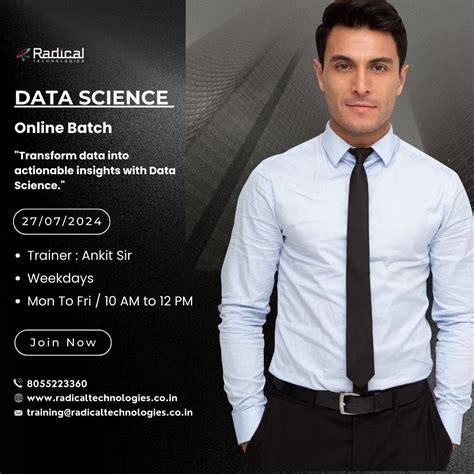 Radical Technologies India On Linkedin Data Science Online Project Oriented Training On 27 July