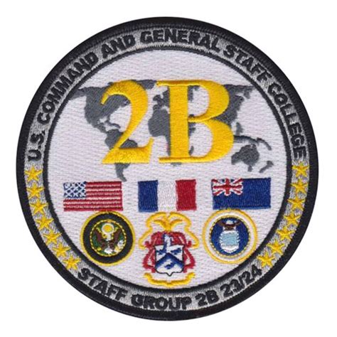 Us Cgsc Staff Group 2b 23 24 Patch United States Command And General