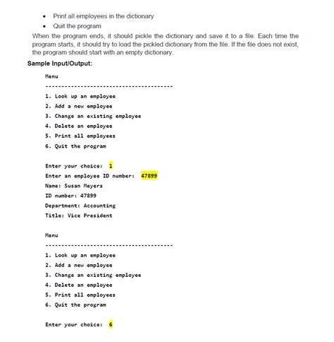 Solved CH Problem Employee Management System Write A Chegg