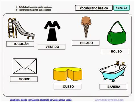 Vocabulario En Imágenes Maestra De Infantil Y Primaria Vocabulario