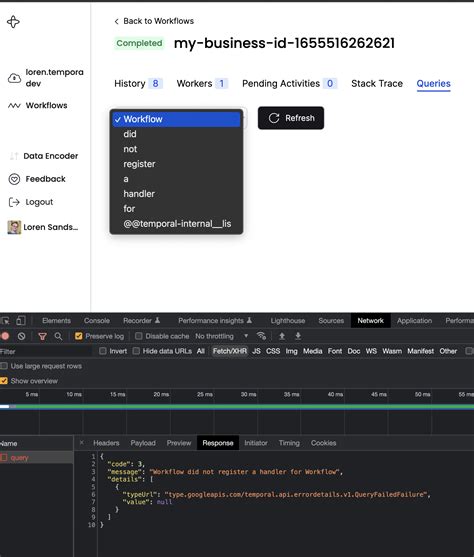 Display Query Error Messages · Issue 607 · Temporalioui · Github