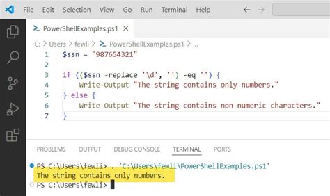 How To Check If A String Contains Only Numbers In Powershell