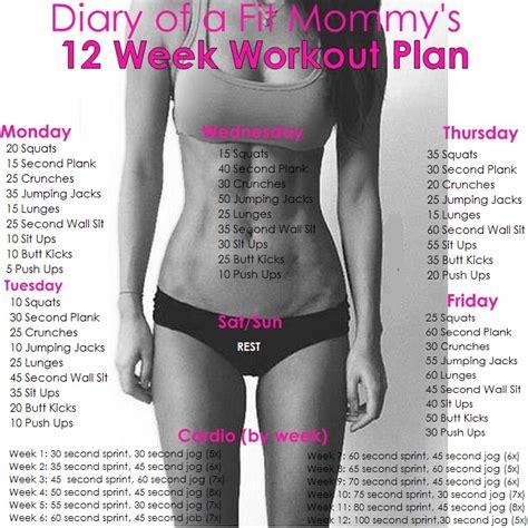 6 Week Workout Plan For Weight Loss