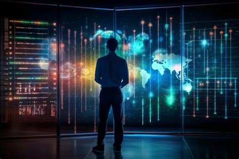 Premium Photo Big Data Technology And Data Science For Complex Data Analysis And Visualization