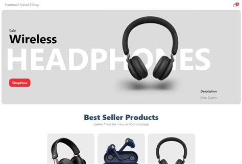 Develop Online Ecommerce Website On React Nextjs By Hammadsohail503