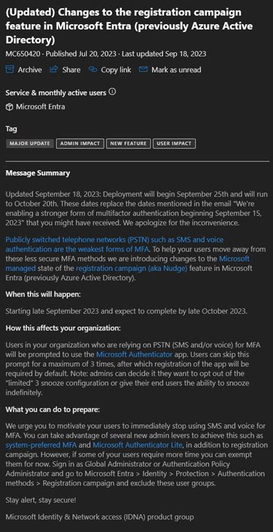 Howto Disable Azure Ad Mfa Registration Campaign Kurt Shintakus Blog