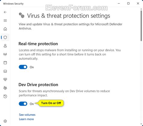 Enable Or Disable Performance Mode For Dev Drive Protection In Windows 11 Windows 11 Forum