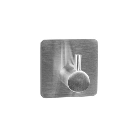 House Rio Enkel Knagg BØrstet StÅl Selvklebende Megaflisno