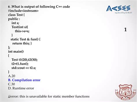 Technical Aptitude Test 1 Cse Pptx
