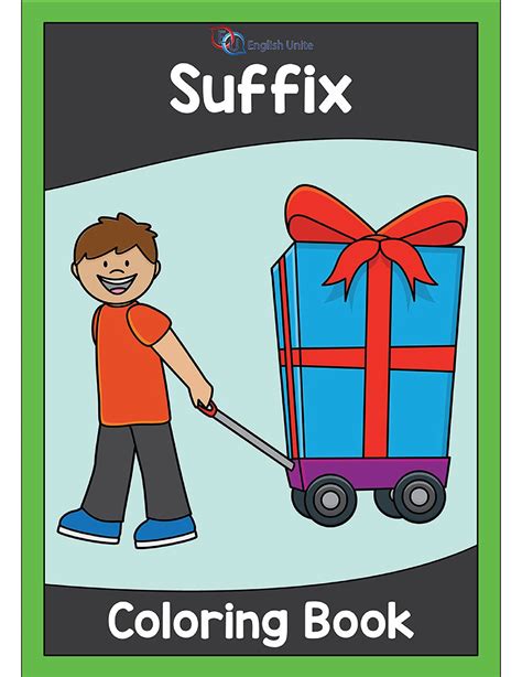 English Unite Coloring Book Suffix