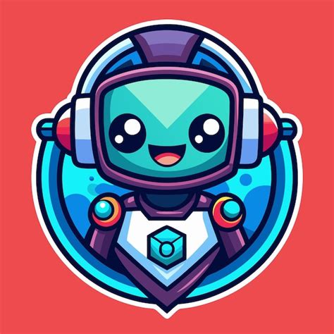 Je Suis Un Robot Mignon Vecteur Premium Généré à Base Dia