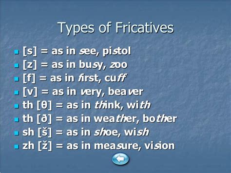 Ppt American English Fricatives Powerpoint Presentation Free