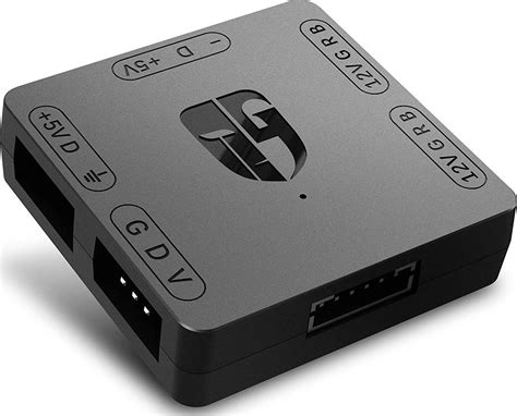 Deepcool Rgb Convertor 5v Add Rgb To 12v Rgb Transfer Hub Motherboard With 12v 4 Pin Header