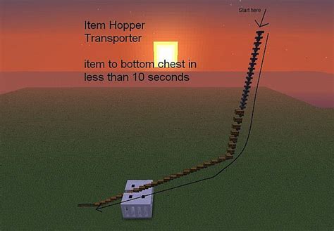 Item Hopper Transport File In Mcedit Download Minecraft Map