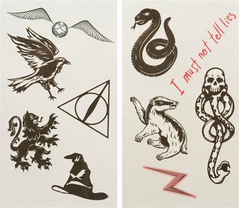 Harry Potter Lightning Bold Scar Tattoo Tattoos