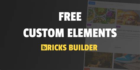Github Widdinwp Bricks Elements 🎨 Free Custom Elements For The Wordpress Theme Bricks Builder