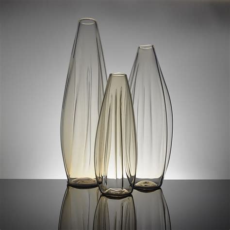 Satin Vase In Opaline By Marc Carmen Art Glass Vessel Artful Home
