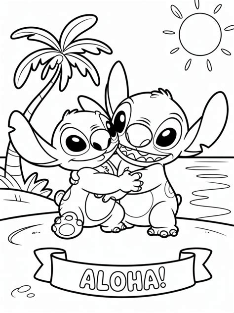 15 Free Stitch Coloring Pages That Are Totally Adorable