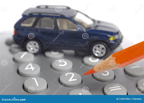 Car And Calculation Stock Photo Image Of Banking Symbol 31591494