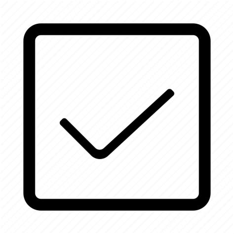 Check Check Box Checkbox Ios Mark Square Web Icon