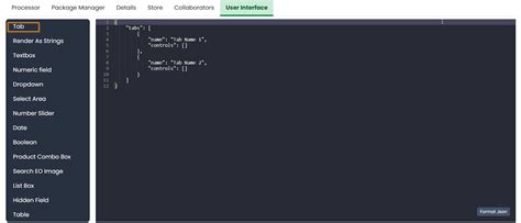 How To Create A User Interface Ui — Wasdi Documentation Center Documentation