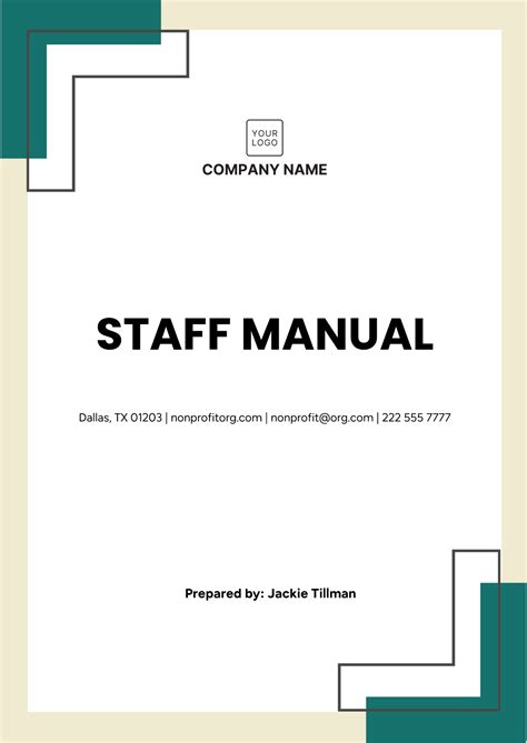 Free Office Manual Templates To Edit Online And Print